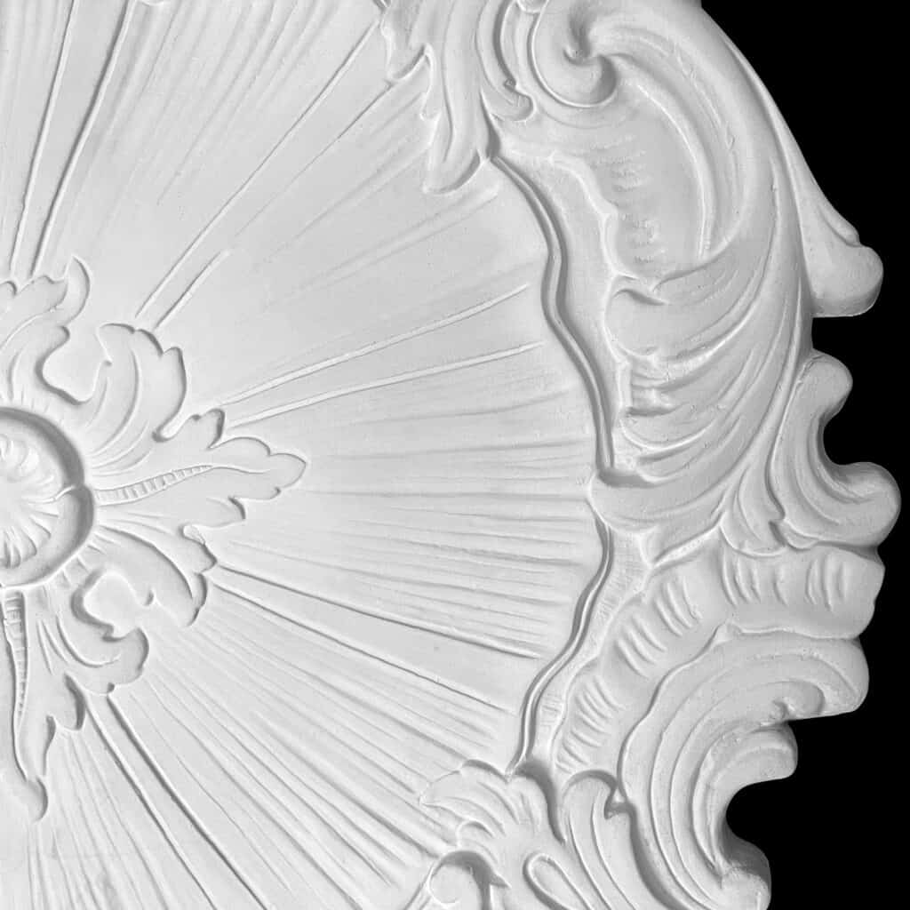 CCR-19P / R380S Ornate Swirl Shield Rose Solid – Classic Ceiling Supplies