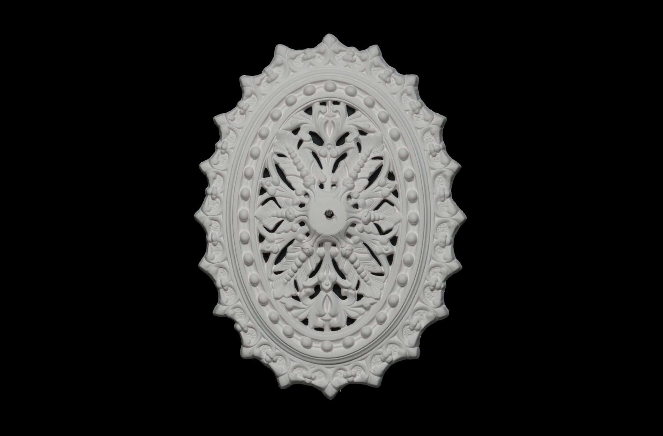 CCR-60V / R450V Medallion Oval Ceiling Rose Vented – Classic Ceiling ...