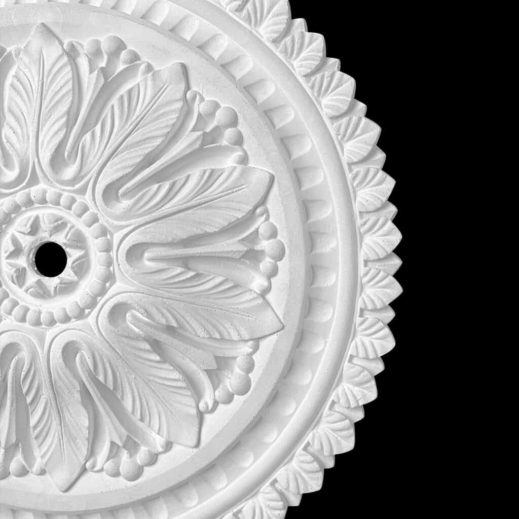 CCR-16P / R375S Laura / Tri Branched Plain Rose – Classic Ceiling Supplies