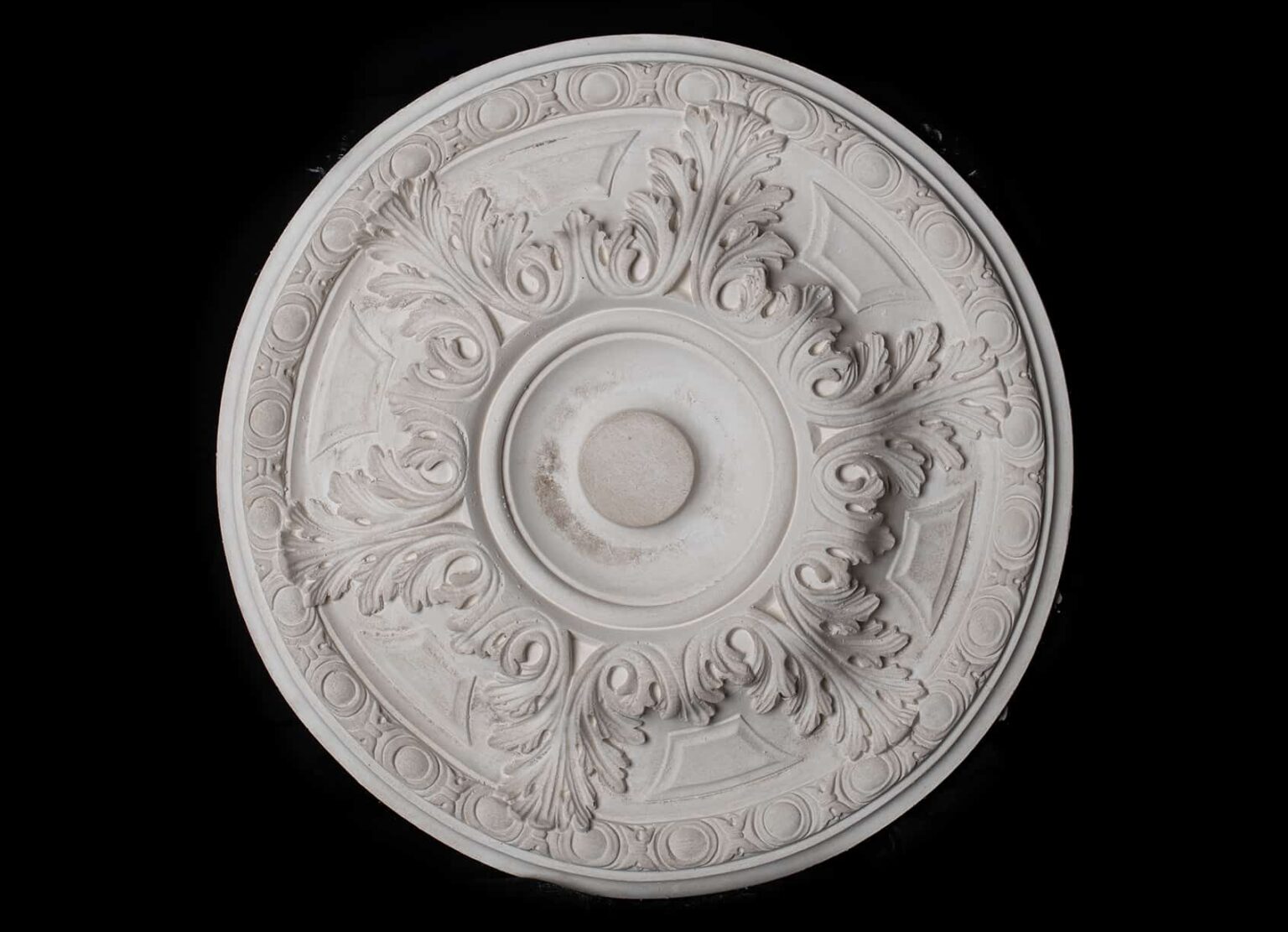 R110S Leaf Egg and Dart Ceiling Rose Solid – Classic Ceiling Supplies