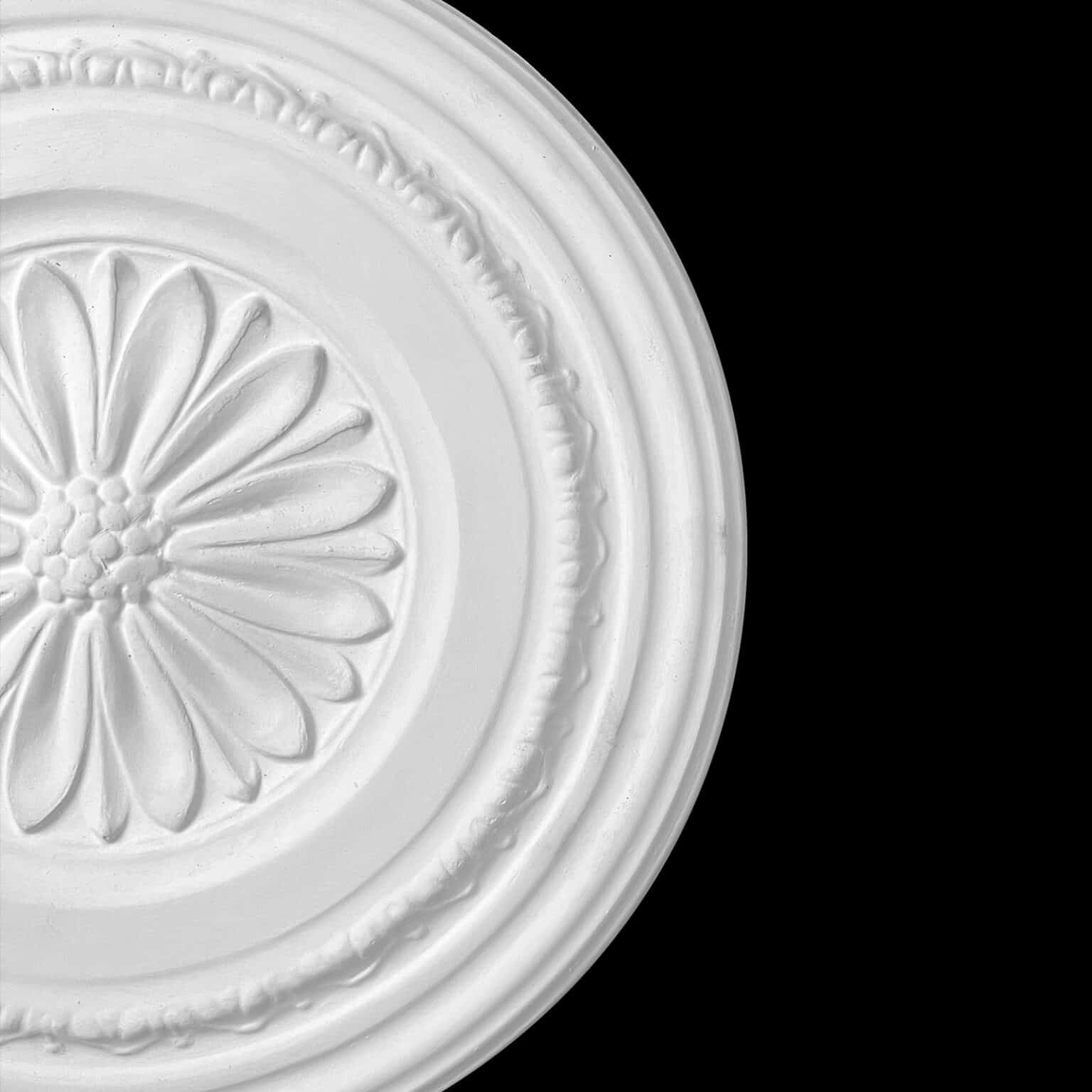 R370S Daisy Regency Ceiling Rose Solid – Classic Ceiling Supplies
