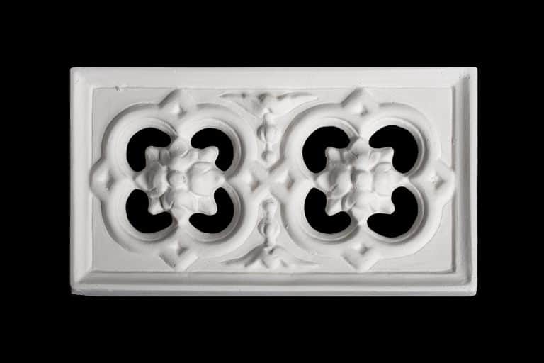 V31 Small Double Flower Plaster Wall Vent – Classic Ceiling Supplies