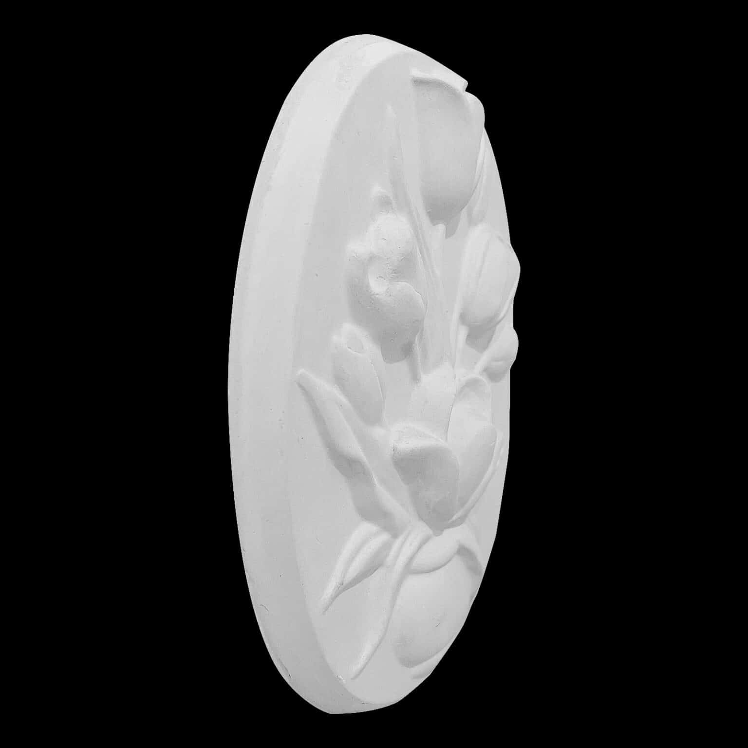 WP01 Tulip Plaster Wall Plaque – Classic Ceiling Supplies