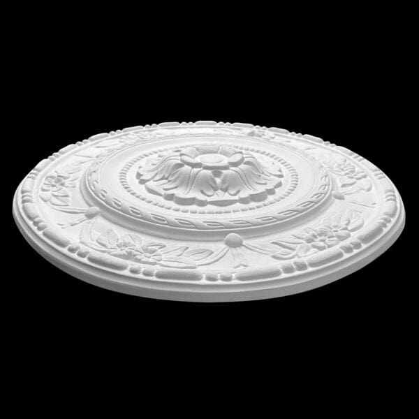 R385S Bead and Real Floral Ceiling Rose Solid – Classic Ceiling Supplies